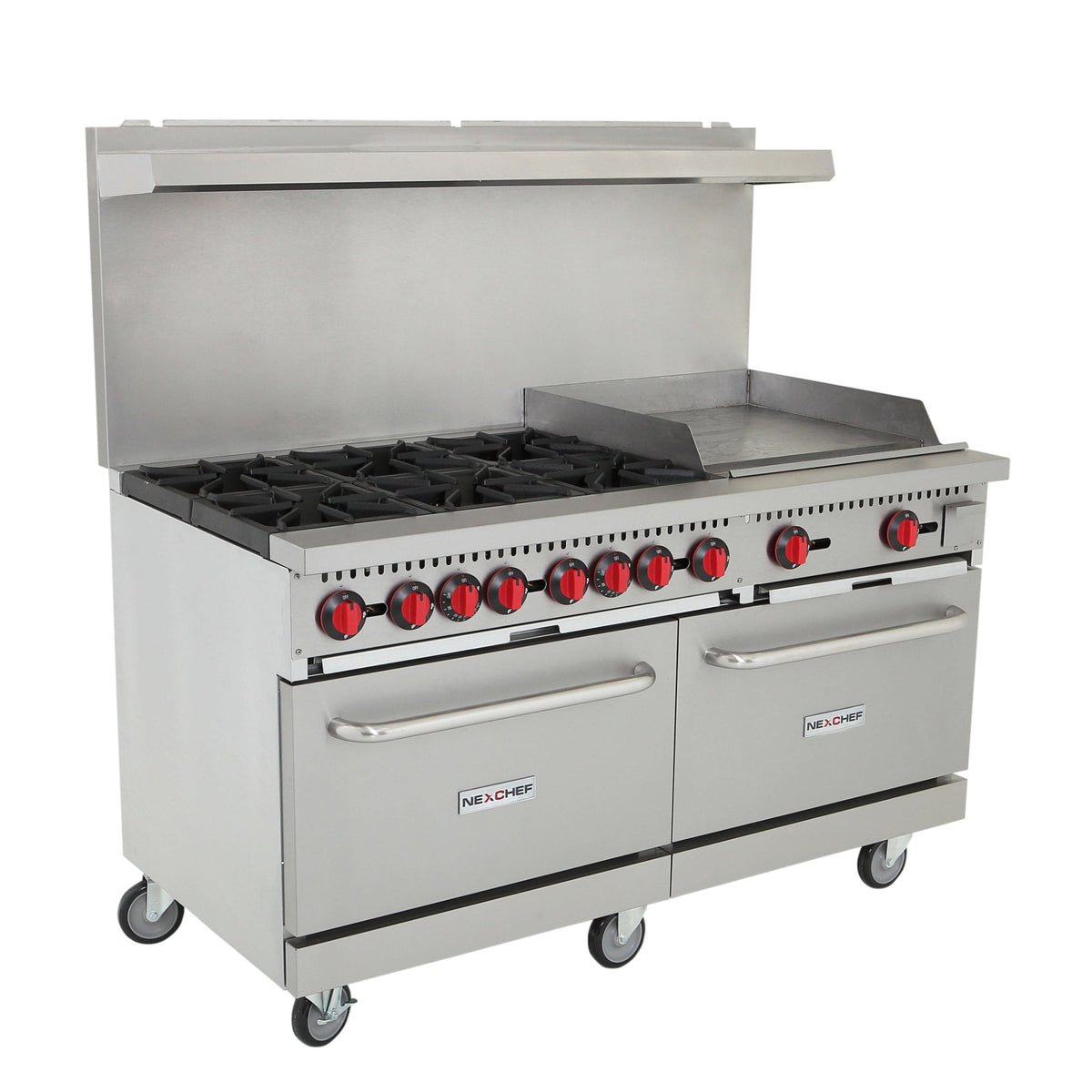 Commercial Gas Ranges with Griddles – Nexchef