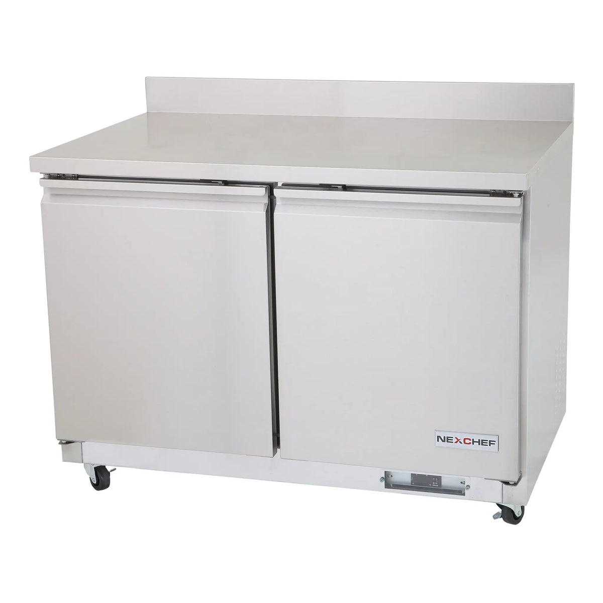 NexChef WR48 Commercial 48" Worktop Refrigerator, 2 Door – Nexchef